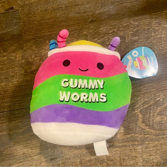 Squishmallows | Toys | Squishmallows 7 Silver The Gummy Worms Plush Kellytoy Squishmallow | Poshmark